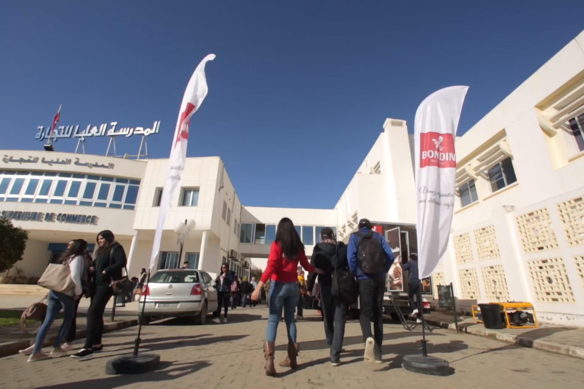 BONDIN a été à la rencontre des étudiants - BONDIN