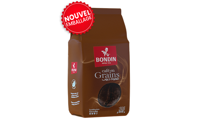 Café Grains Foncés de BONDIN Cafés : Un café fort et délicieux